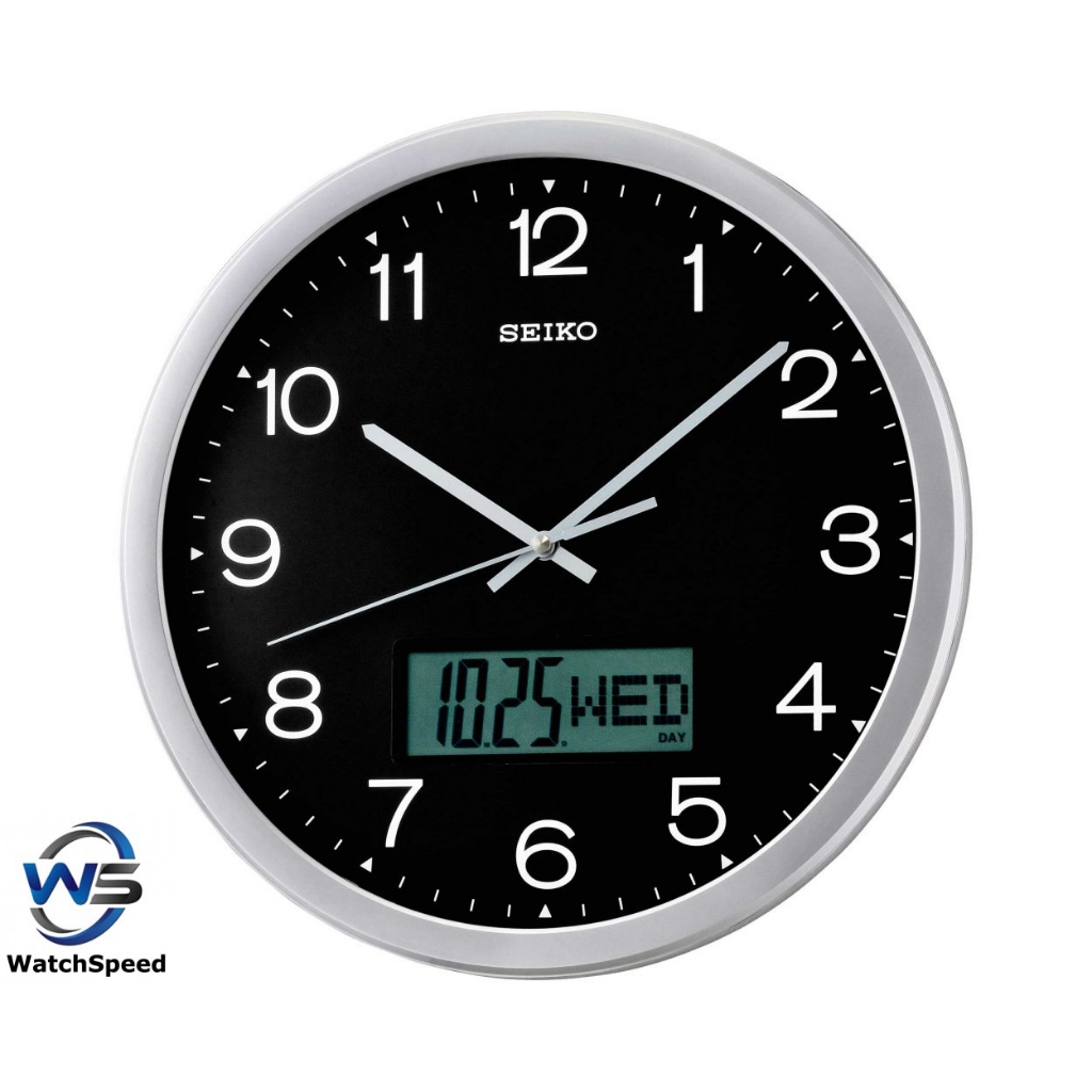 Seiko Wall Clock with Quiet Sweep Second Hand QXL007A | Shopee Singapore