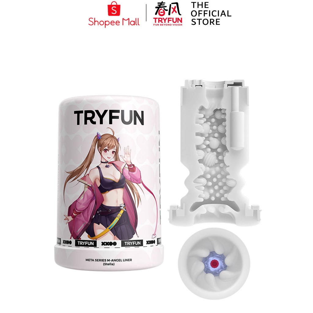 Tryfun Meta 2 Smart Rotate Thrusting Electric Masturbator Meta Series 2 With Inter-changeable ...