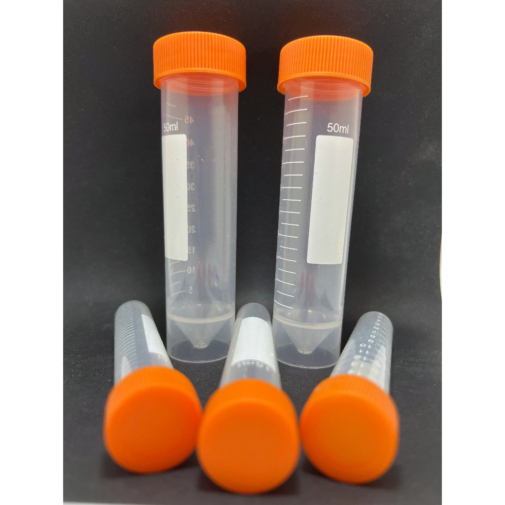 Plastic Centrifuge Tube (15ml/50ml) Test Tube Seal Caps Pack Container ...