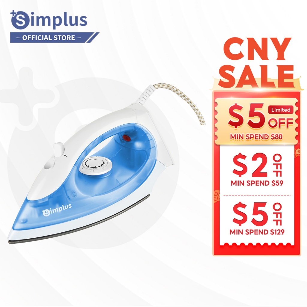 Simplus Electric Steam Iron Garment Steamer 110ml 1300W Portable ...