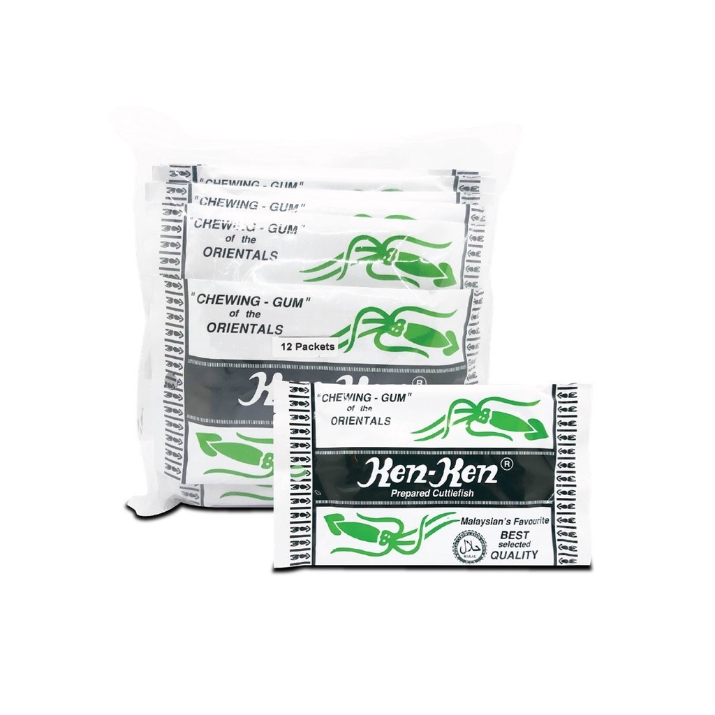 (1 pack) Ken Ken Shredded Cuttlefish Snacks Chips Biscuits Tidbits ...