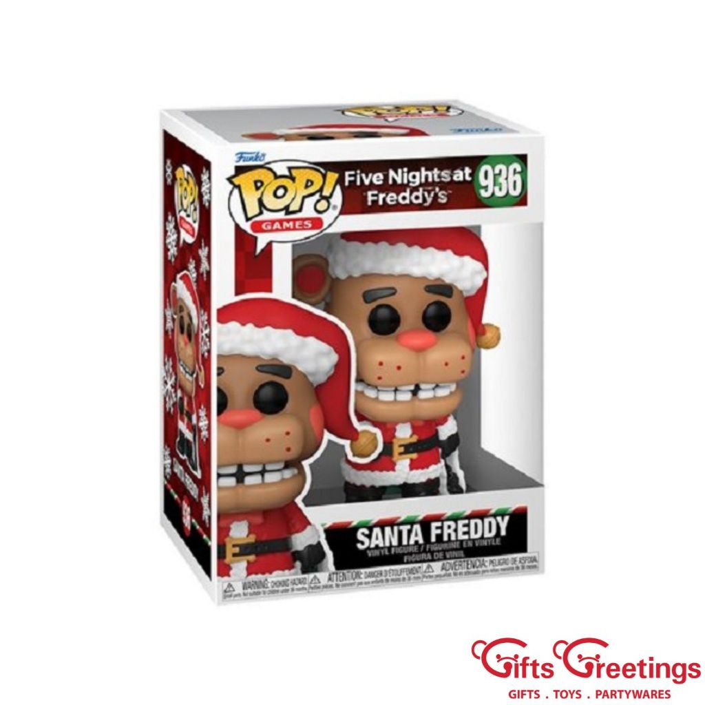 Funko POP Five Nights at Freddy's 936 Santa Freddy | Shopee Singapore