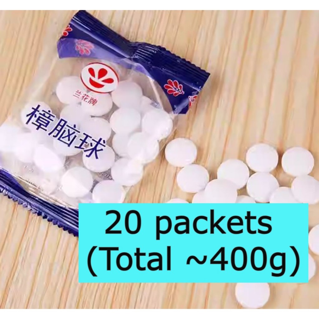 20packets Mothball wardrobe fragrance repel insects, bugs, moth ball ...