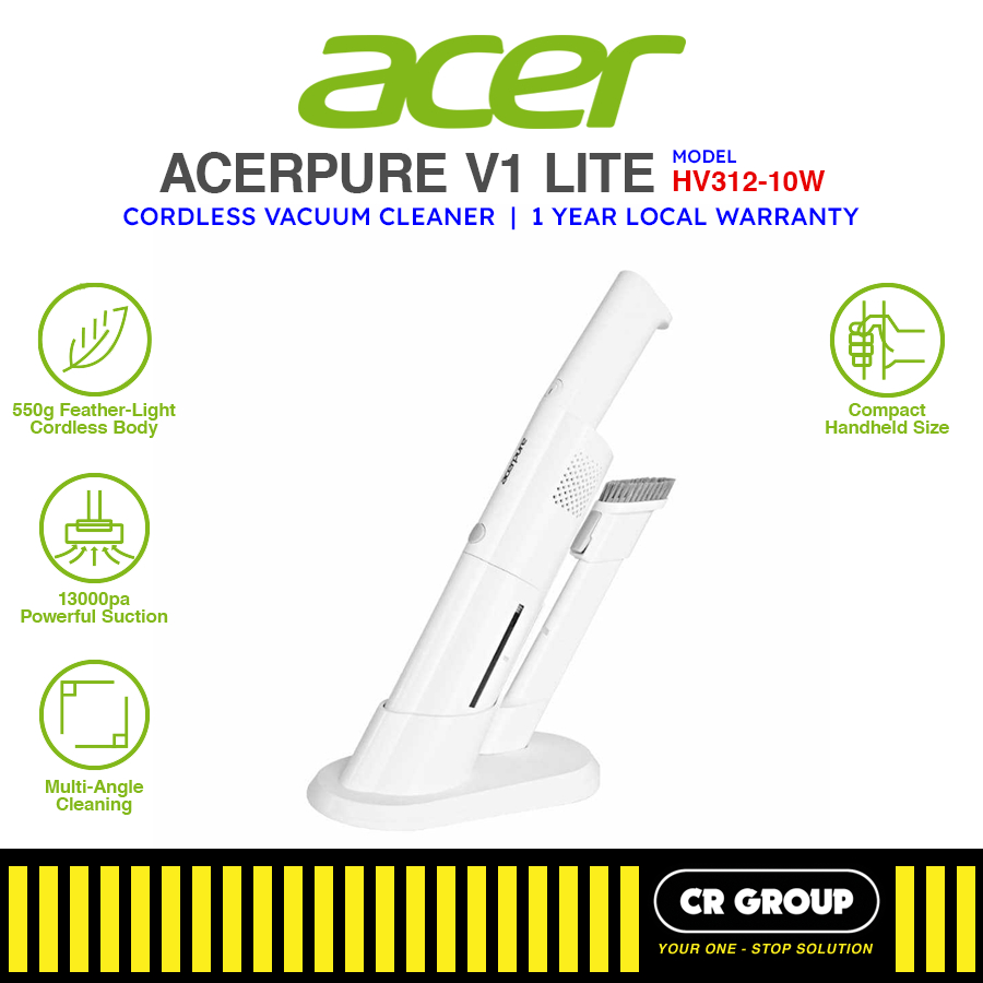 Acerpure Clean V1 Lite HV312-10W - Light Cordless Vacuum Cleaner ...
