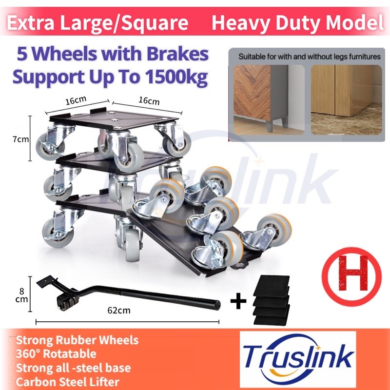 Heavy Duty Sets Metal Furniture Lifter Mover Tools Carrying Glider Tool ...