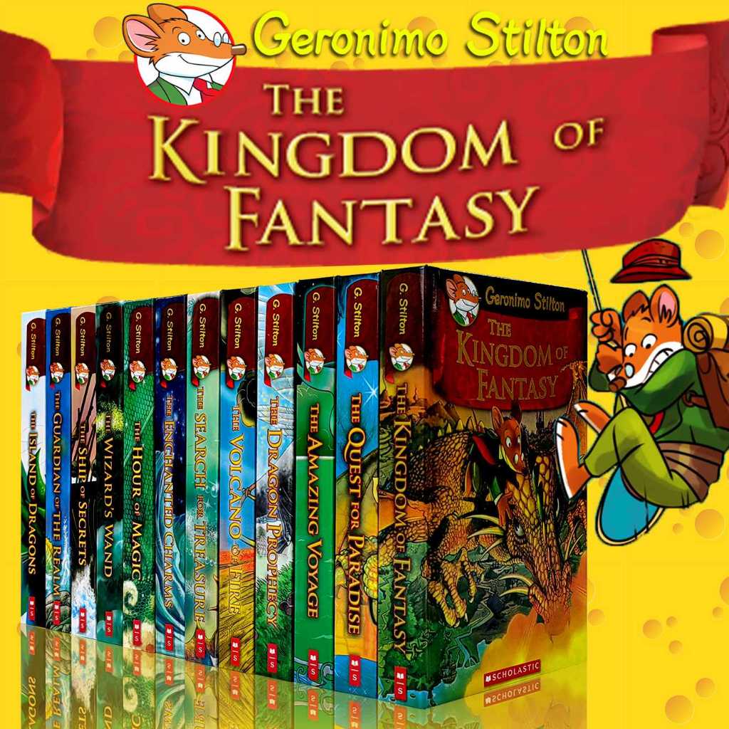 Geronimo Stilton The Kingdom of Fantasy Books Series(12 books hardcover ...