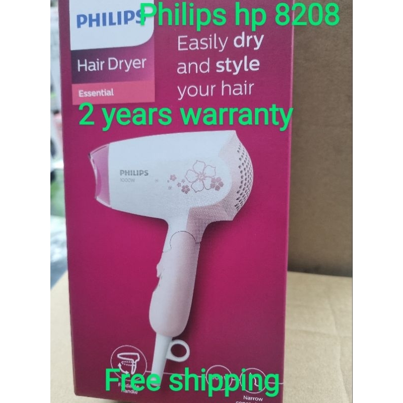 PHILIPS HP8108 FOLDABLE HAIR DRYER WARRANTY 2 YEARS | Shopee Singapore