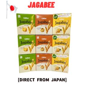 【Direct From Japan】Calbee jagabee Jagabee (Usushio/Butter Soy Sauce/Happy Butter) 3 boxes of ...