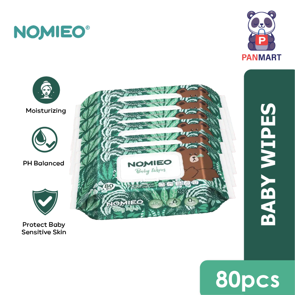 Nomieo Baby Pure Water Wet Wipes Soft & Sensitive Protection Cleansing ...