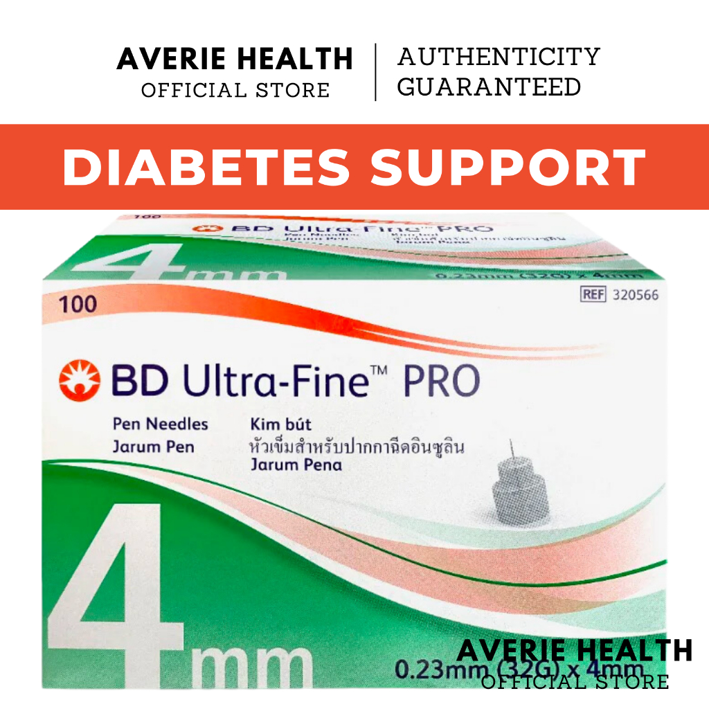 BD Ultra-Fine PRO Pen Needles 32G x 4mm 100s | Shortest Insulin Pen ...
