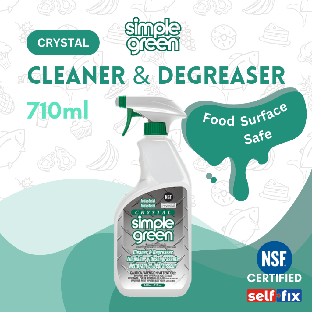 Simple Green Food Grade Crystal Industrial Cleaner and Degreaser 24oz ...