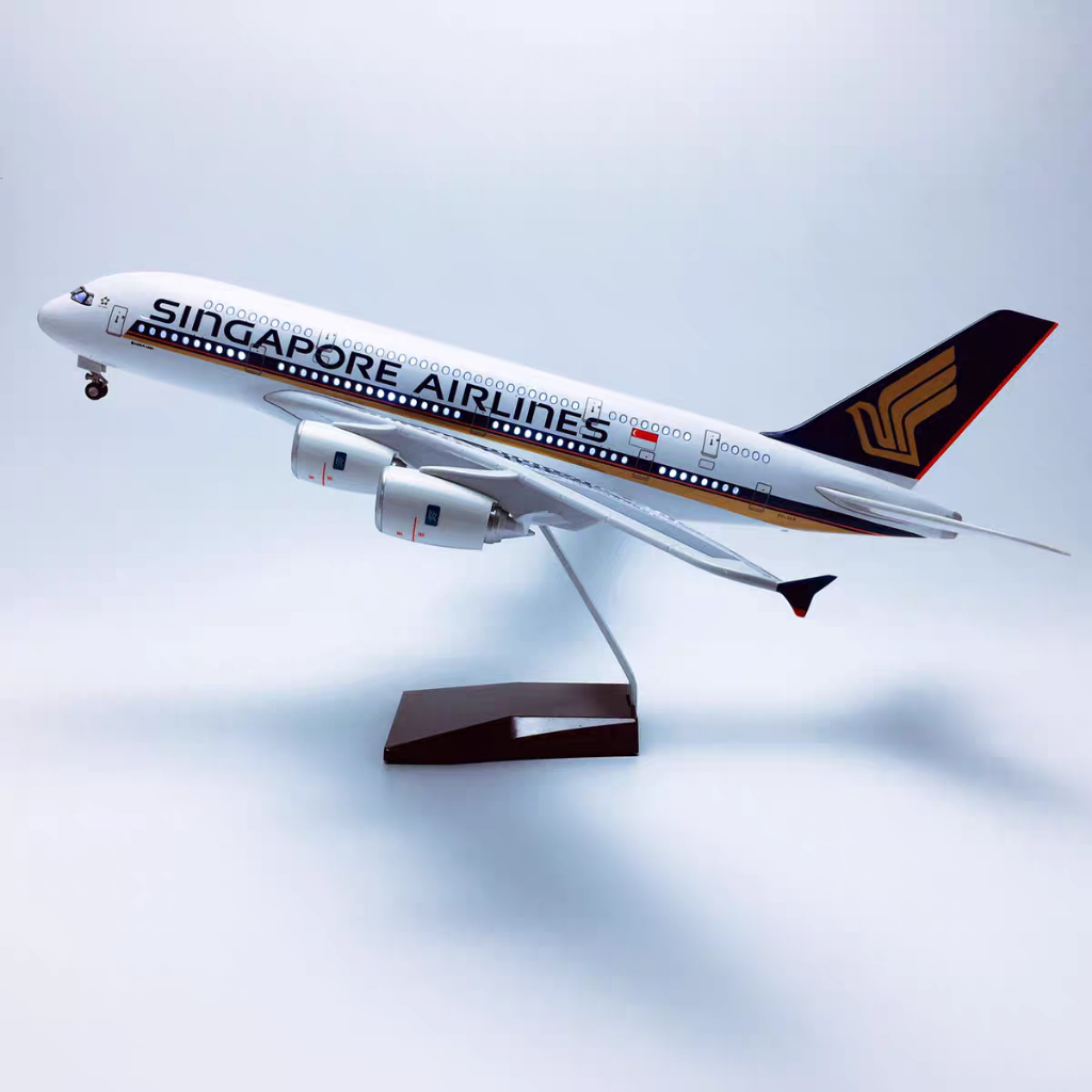 Singapore Airlines (SIA, SQ) AirBus A380 Airplane Model (1:160) [Length ...