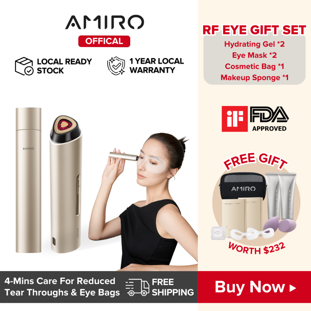 [SG Ready Stock] AMIRO Eye Rejuvenation RF Device | Reduce Crow's Feet ...