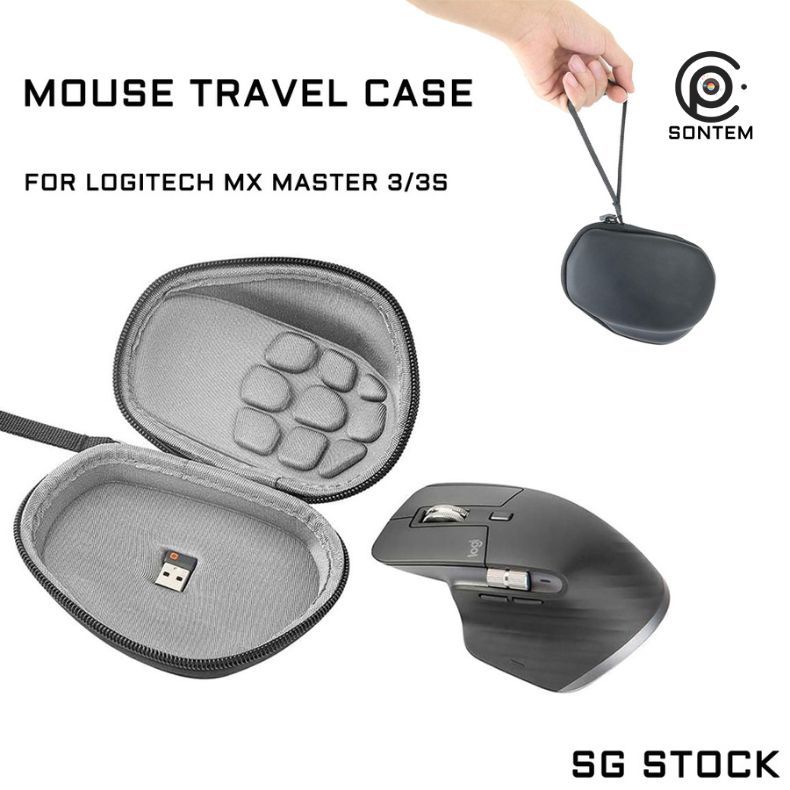 {SG Seller} Mouse Case Hard EVA Travel Case for Logitech MX Master 3S ...