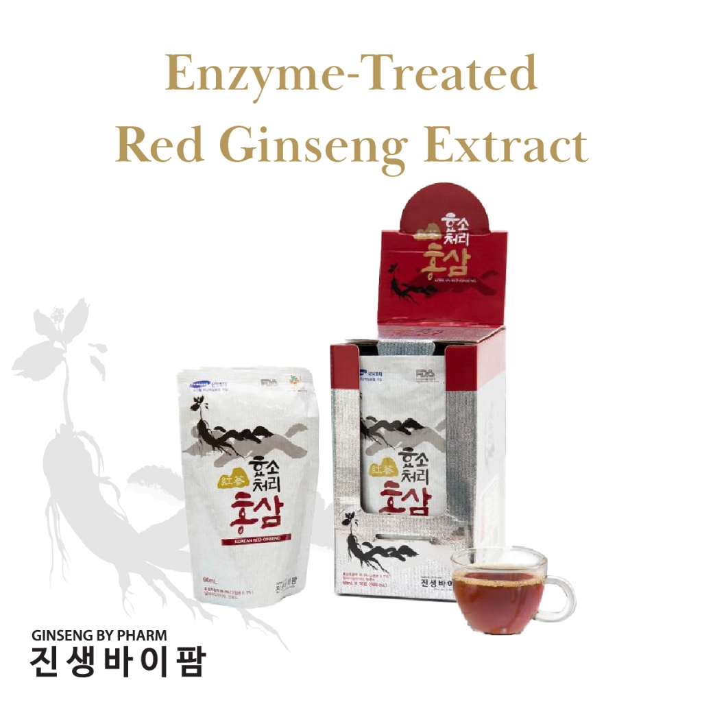 [3 Boxes] Ginseng by Pharm Enzyme-Treated Red Ginseng Extract (90mlx ...