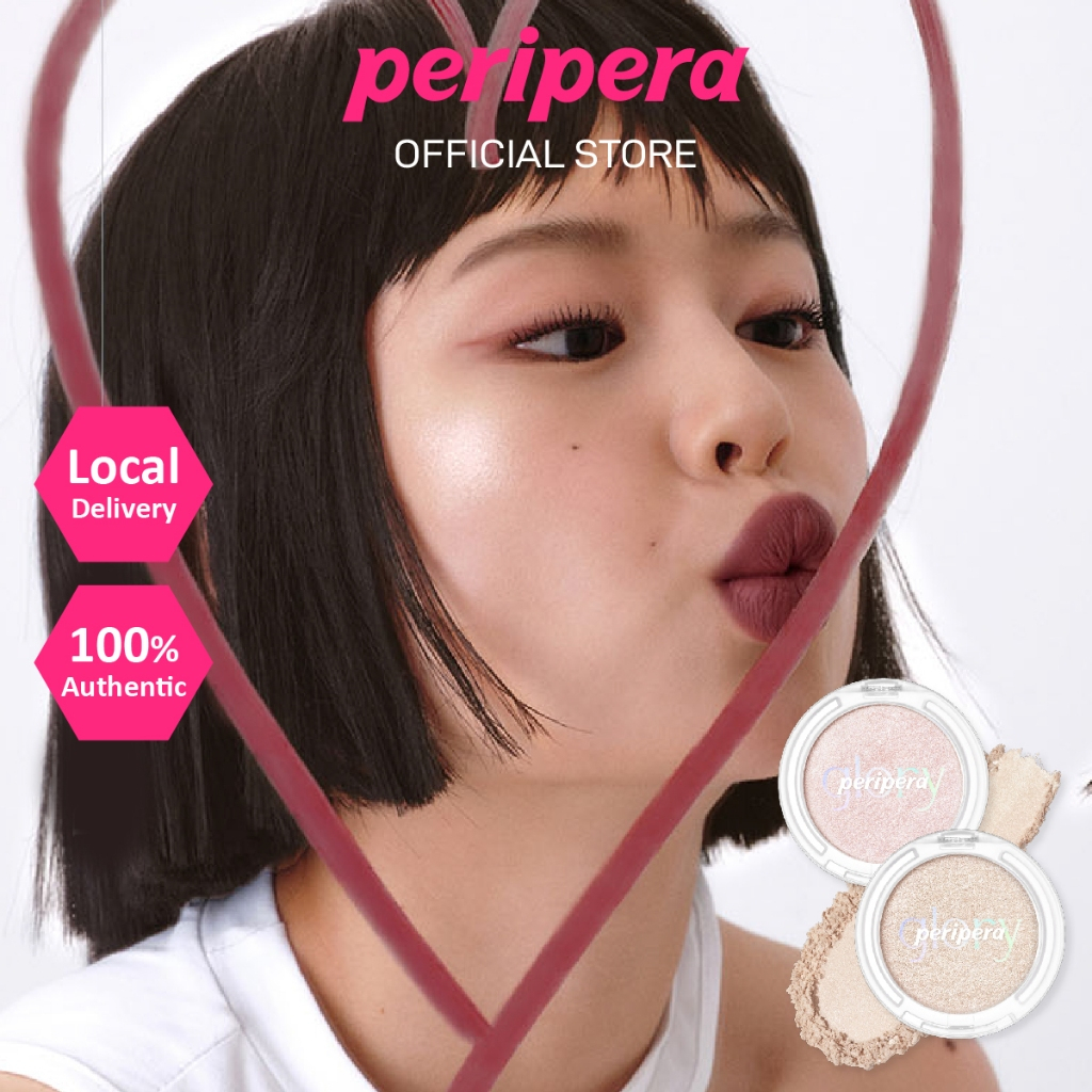 [PERIPERA] Pure Glory Highlighter Set 3g (FREE Brush | No Smudge ...