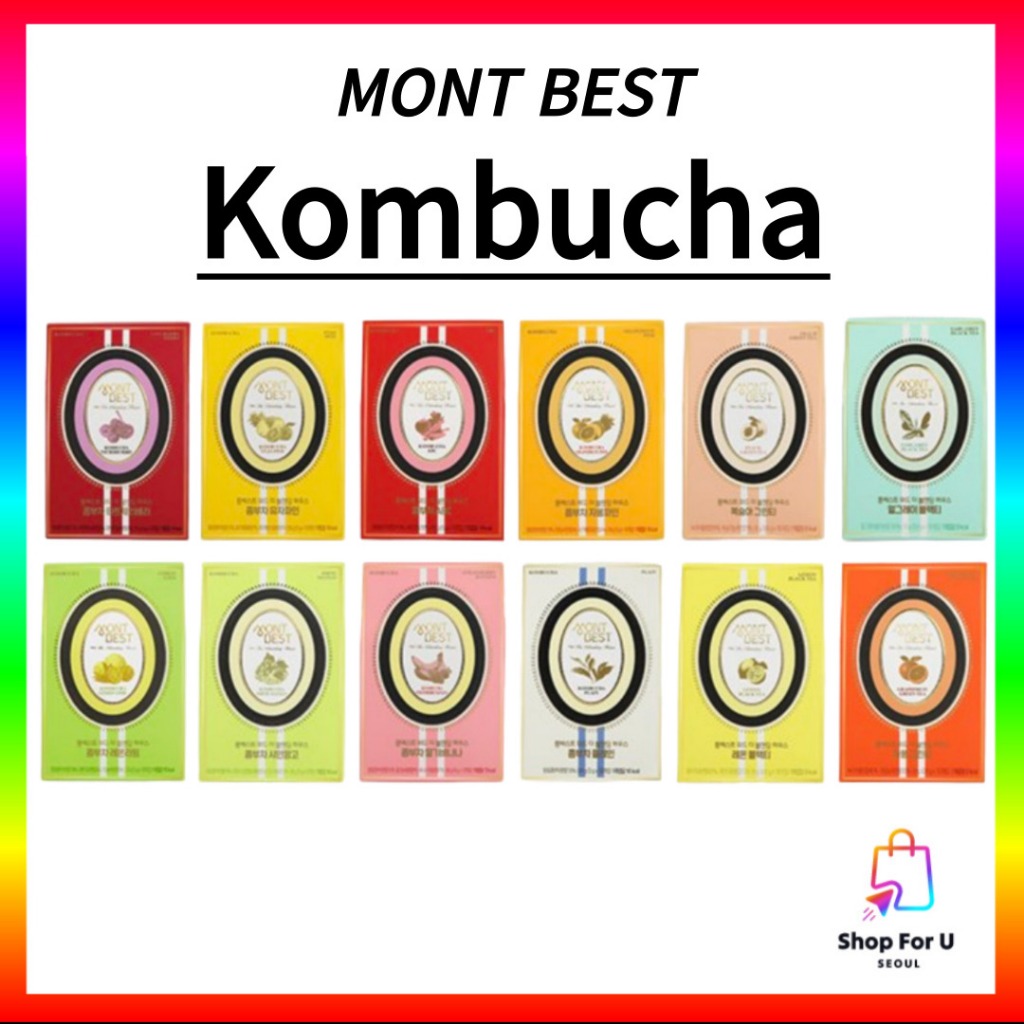 [Mont Best] Kombucha Tea Blending House 5g X 10P 8 Flavors of Kombucha ...
