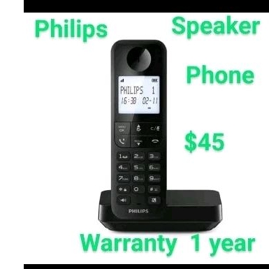 PHILIPS D270 DIGITAL SPEAKER CORDLESS PHONE | Shopee Singapore