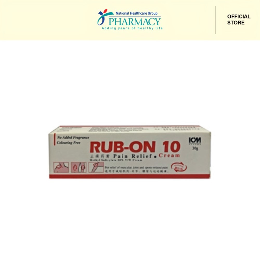 Rub-On 10 Pain Relief Cream 30g | Shopee Singapore