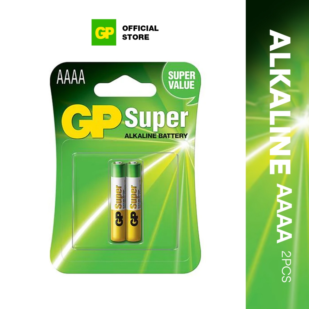 GP Super Alkaline AAAA Battery E96 2pcs (2 card bundle) | Shopee Singapore