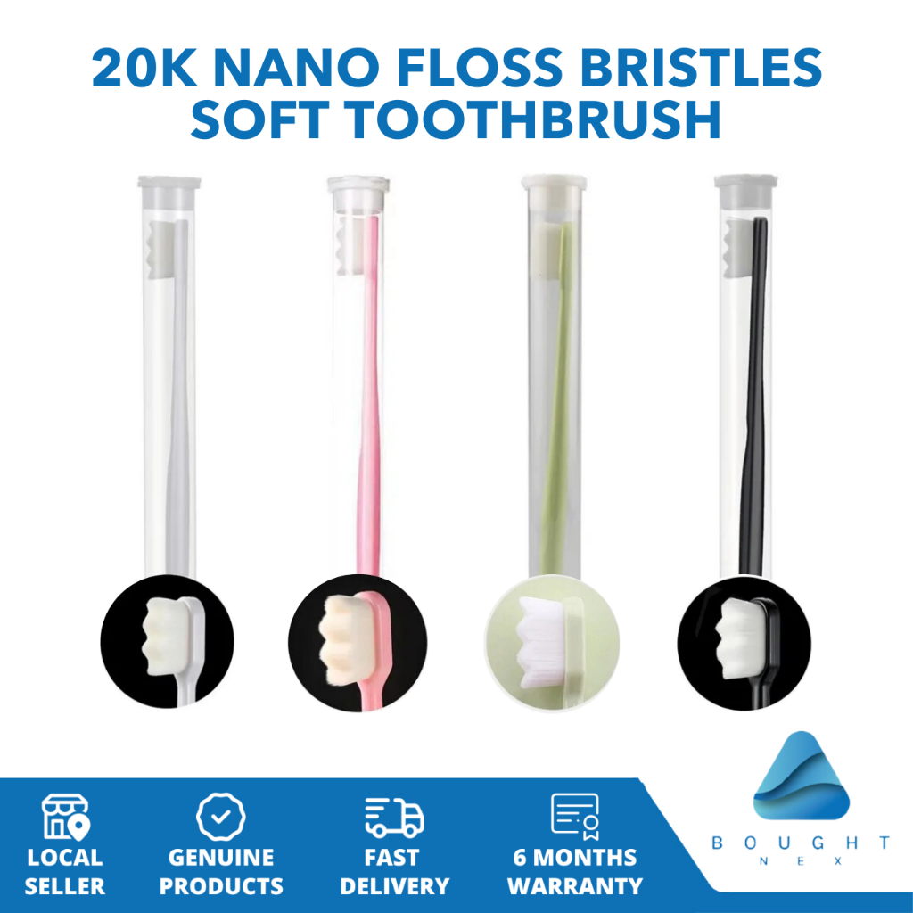 20k Nano Floss Bristles Toothbrush - Soft, Superior Cleaning, Gentle ...