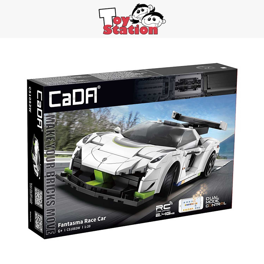 CaDA Bricks Fantasma Swedish Ghost Race Car C51083W Block Toys | Shopee ...