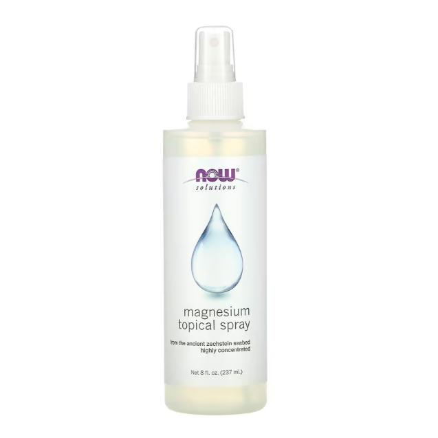 Now Foods Magnesium Topical Spray, 237ml Free Branded Nail Polish ...