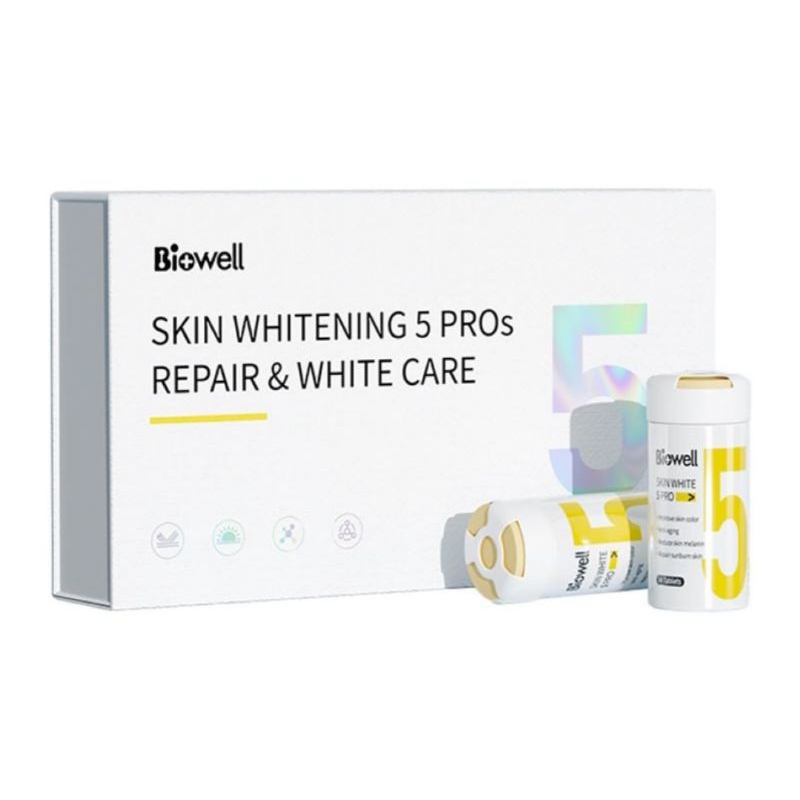 Biowell Skin White 5 Pro White Care56 capsules/box （Biowell美白丸 ...