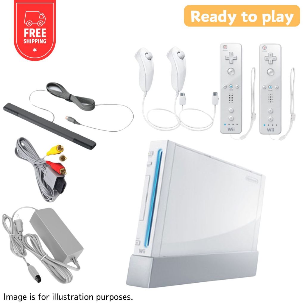 USED Nintendo wii 2 player ready to play set | Shopee Singapore
