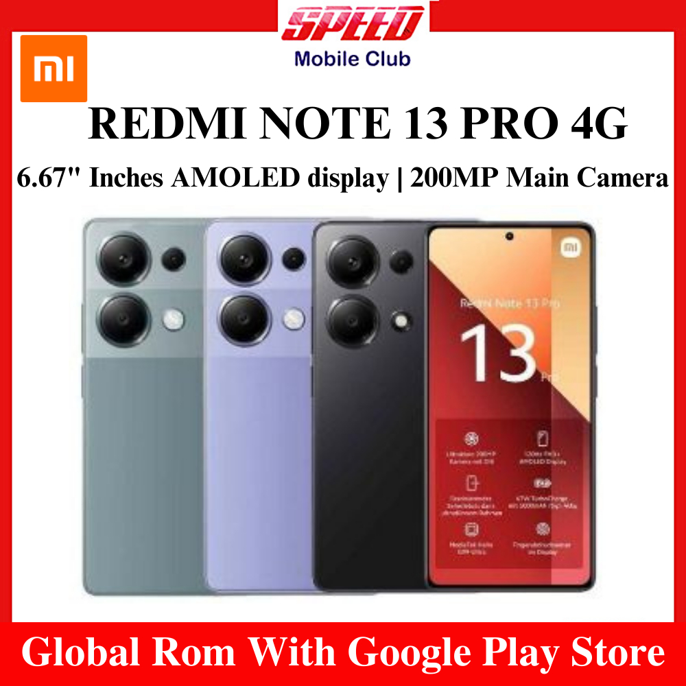 Redmi Note 13 Pro 4G (8/256GB) (12/512GB) | 6.67" AMOLED display ...