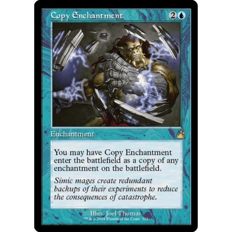 MTG Ravnica Remastered Variants: Copy Enchantment (0312 - Retro Frame ...