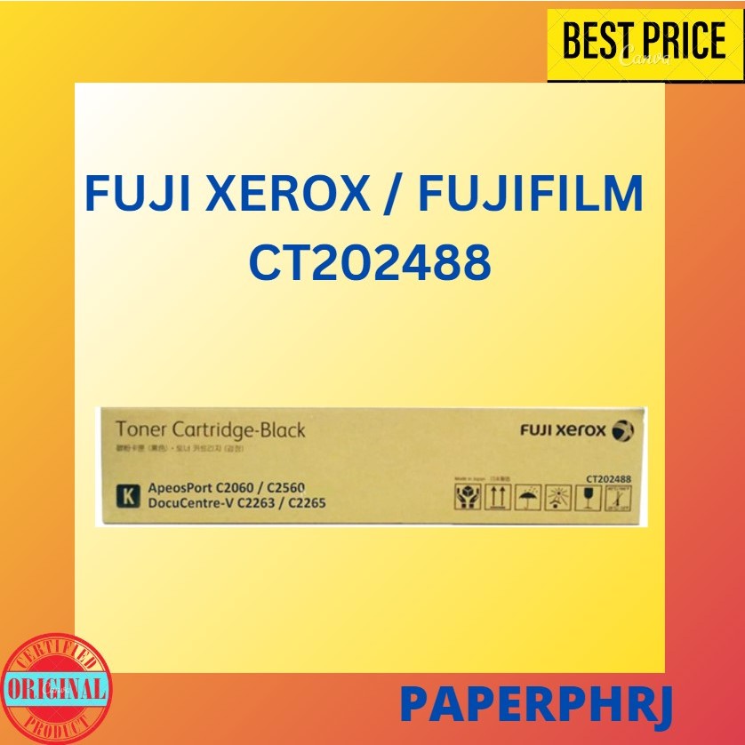 Fuji Xerox / Fujifilm CT202488 / CT 202488 Black Cartridge Toner ...