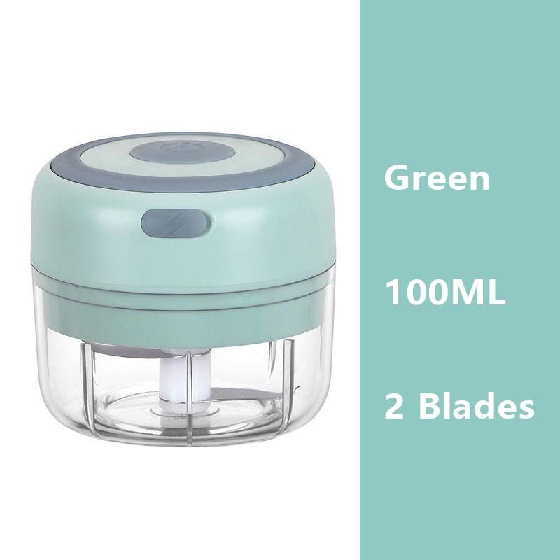 Mini USB Electric Food Chopper / Garlic Chopper / Kitchen Blender Mixer ...