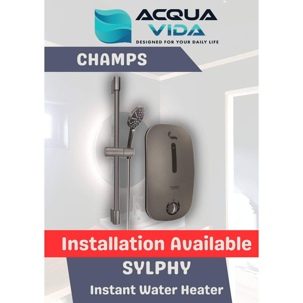 [Installation] CHAMPS SYLPHY Instant Water Heater | Shopee Singapore