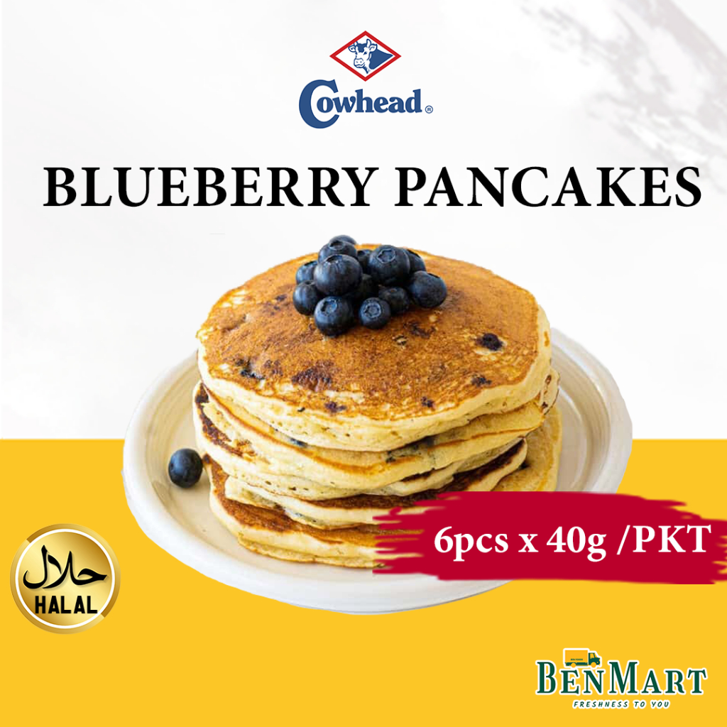 [BenMart Frozen] Cowhead Blueberry Pancakes 6s 240g - Halal - New ...