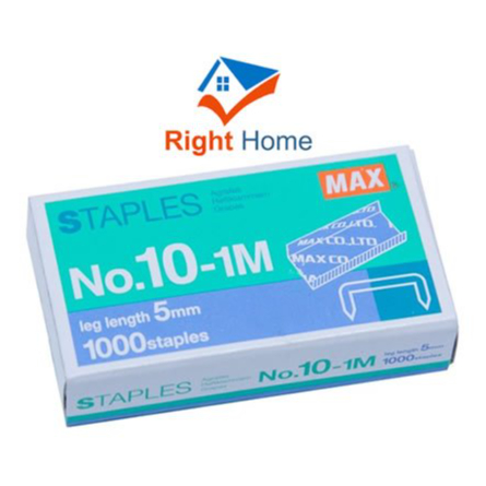 [ 18 + 2 free boxes ] Max Staplers Bullets No.10-1M (20 small boxes per ...