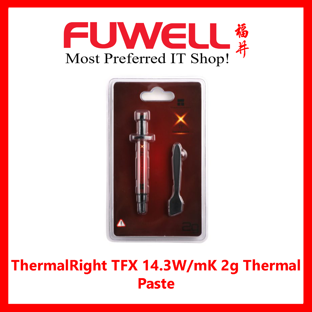 FUWELL - ThermalRight TFX 14.3W/mK Thermal Paste 2g | Shopee Singapore
