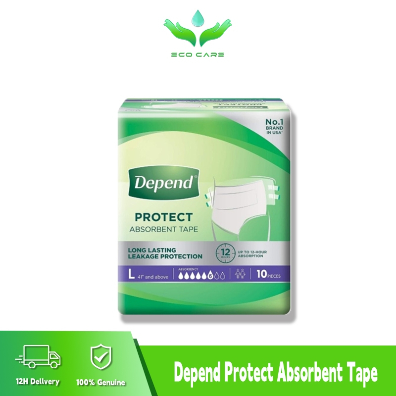 [Carton Sale] Depend Protect Tape DEPEND®the No.1 brand in USA Adult ...