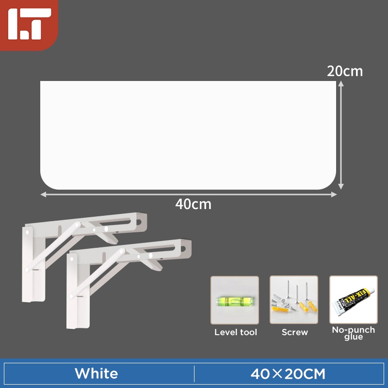 Foldable Table Wall Shelf Folding Table With Bracket Portable Table ...