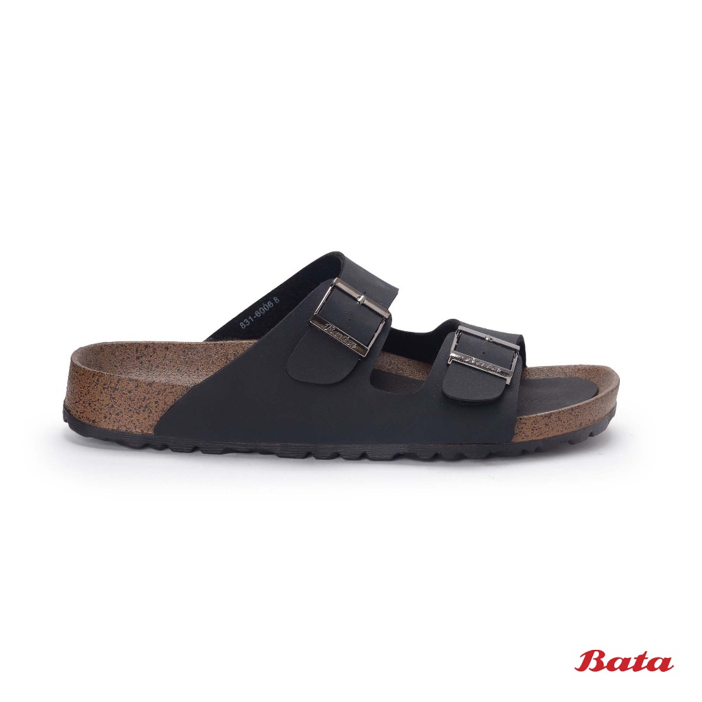 BATA Men's Summer Matte Sandals 831X006 | Shopee Singapore