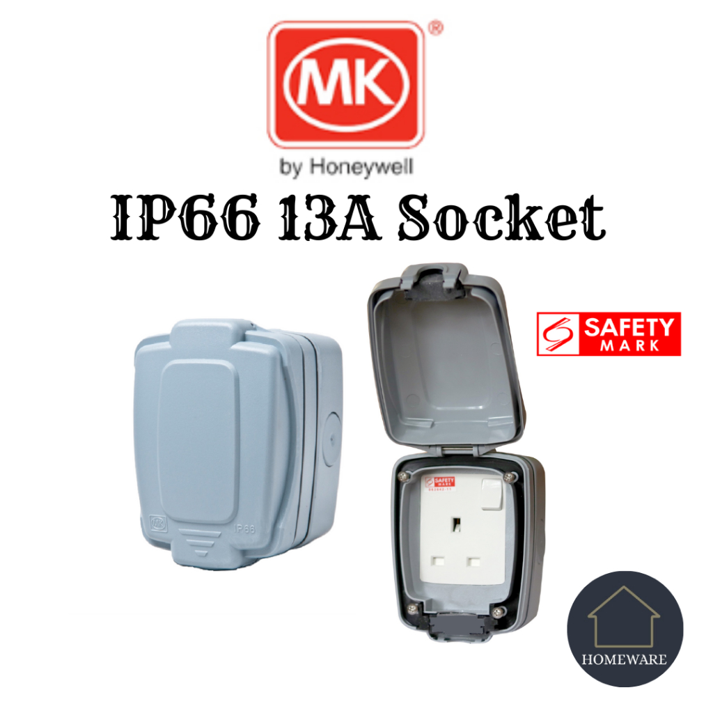 MK Masterseal IP66 Waterproof Socket | Shopee Singapore