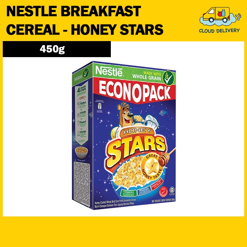 Nestle Breakfast Cereal - Honey Stars 450g | Shopee Singapore