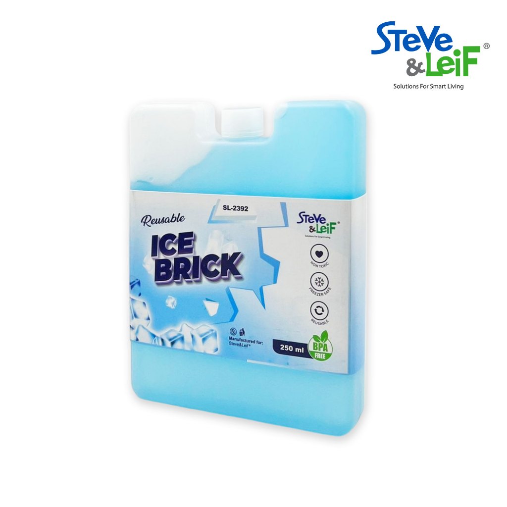 Steve & Leif Reusable Ice Brick Pack (Clear) 250ml/400ml/600ml | Shopee ...