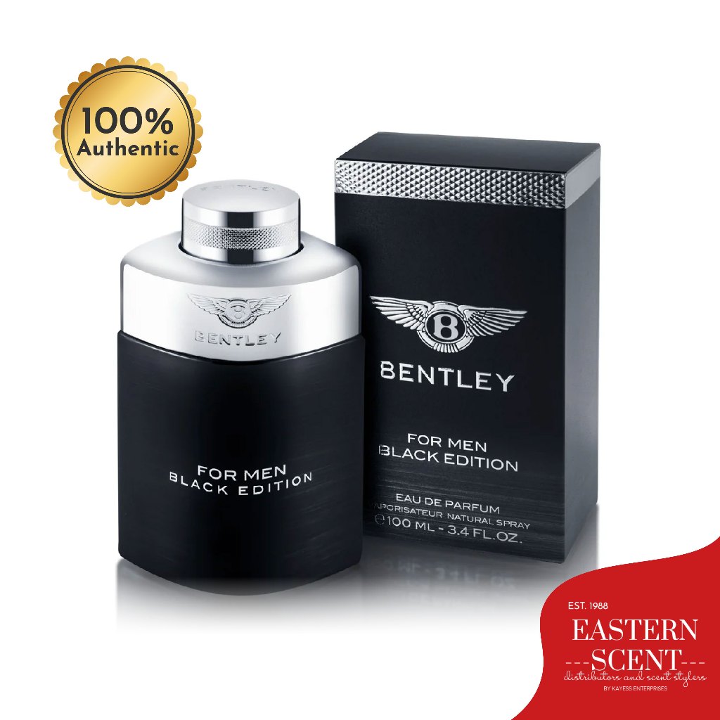 BENTLEY FOR MEN BLACK EDITION EDP 100ML - woody spicy | Shopee Singapore