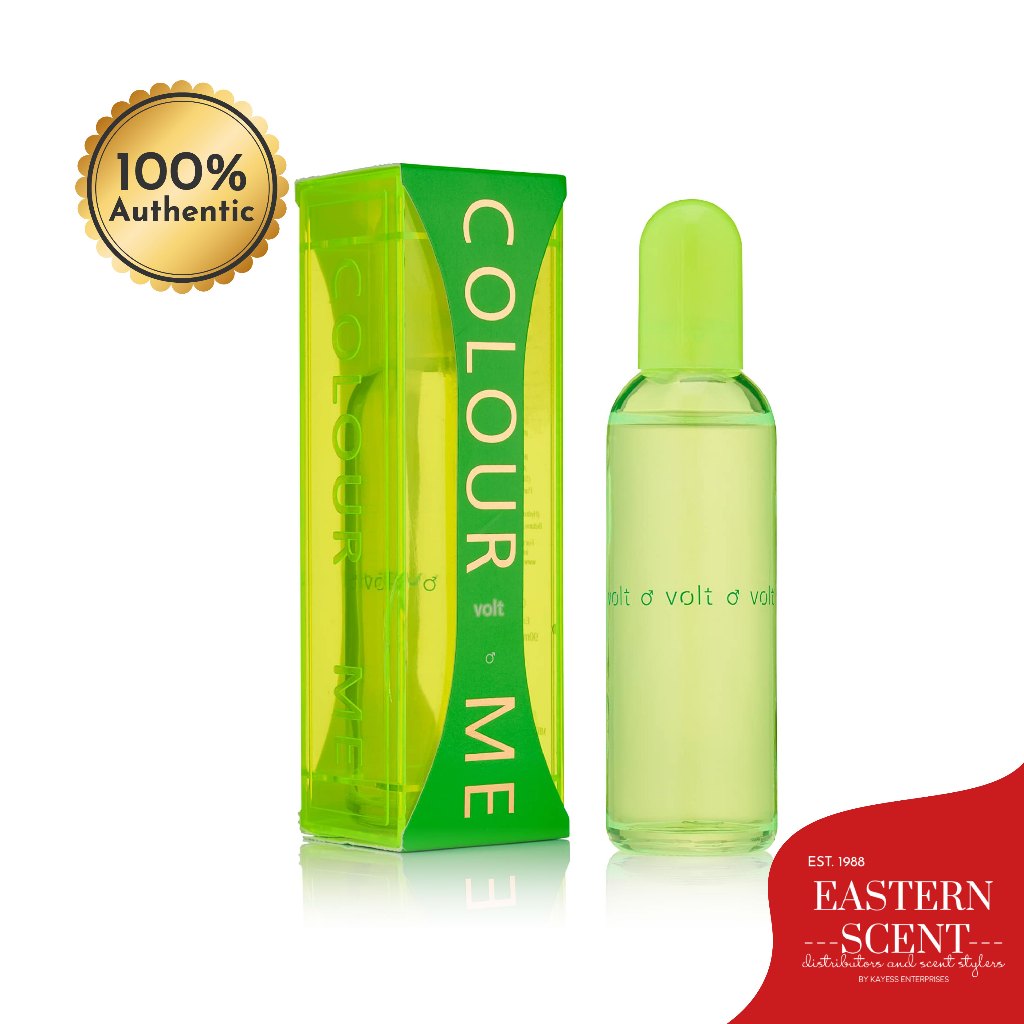 MILTON-LLOYD COLOUR ME HOMME VOLT EDP 90ML - Aromatic Fougere Fragrance ...