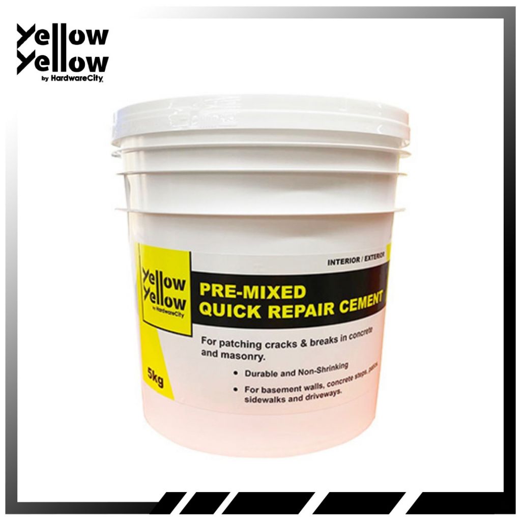 Yellowyellow Pre-Mixed Quick Repair Cement 5KG | Shopee Singapore