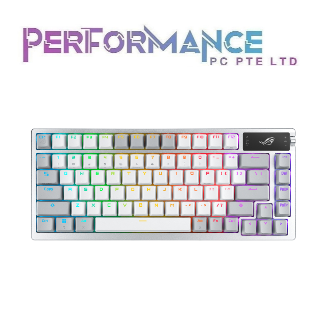ASUS ROG AZOTH 75% WIRELESS GAMING CUSTOM KEYBOARD WHITE KEYBOARD - ROG ...