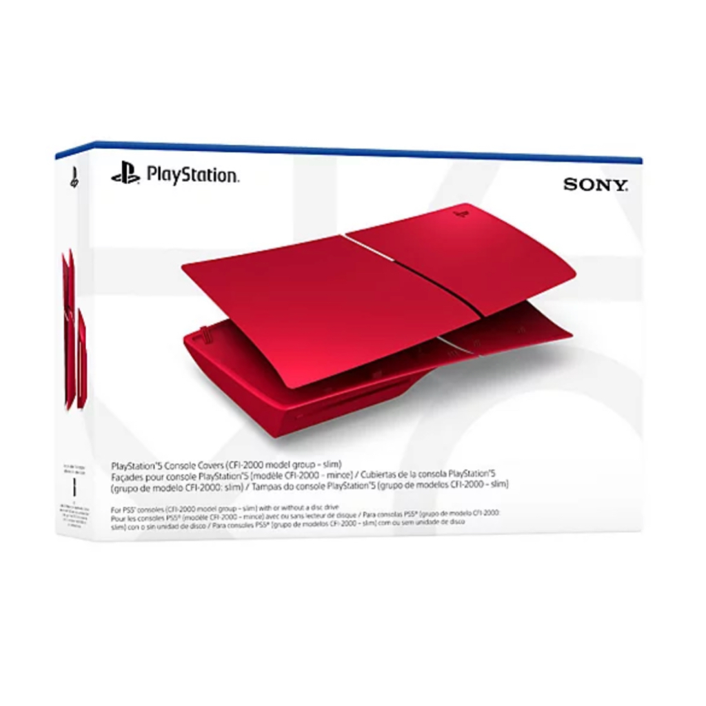 PS5 Slim Official Face Plate Volcanic Red Cover (Singapore Official ...