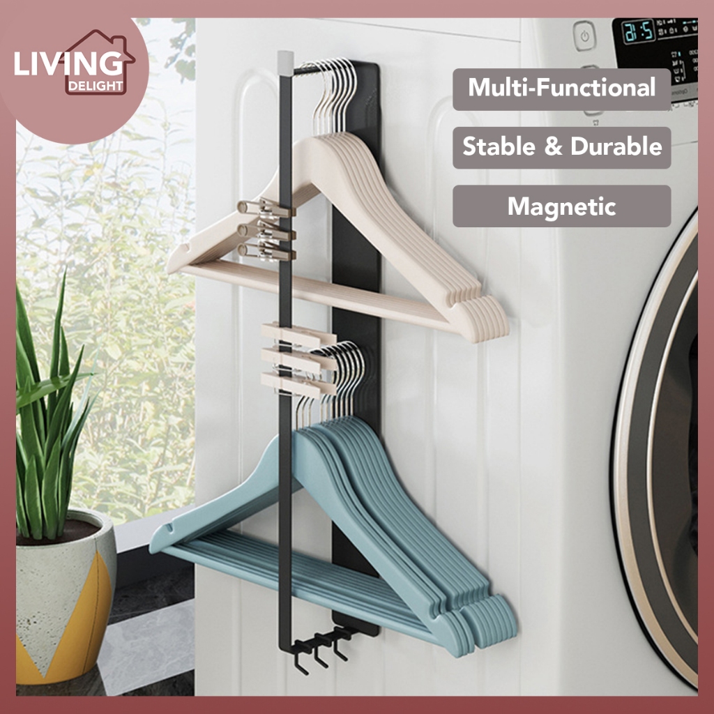 Multi-functional Magnetic Hangers Holder /Hanger Organizer Side Rack ...