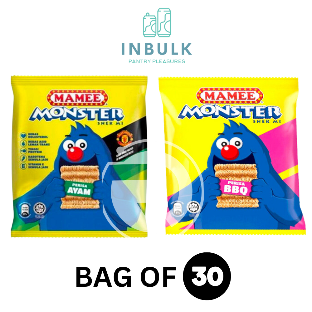 Mamee Monster Noodle Snack BULK (25g x 30 Packs) | Shopee Singapore